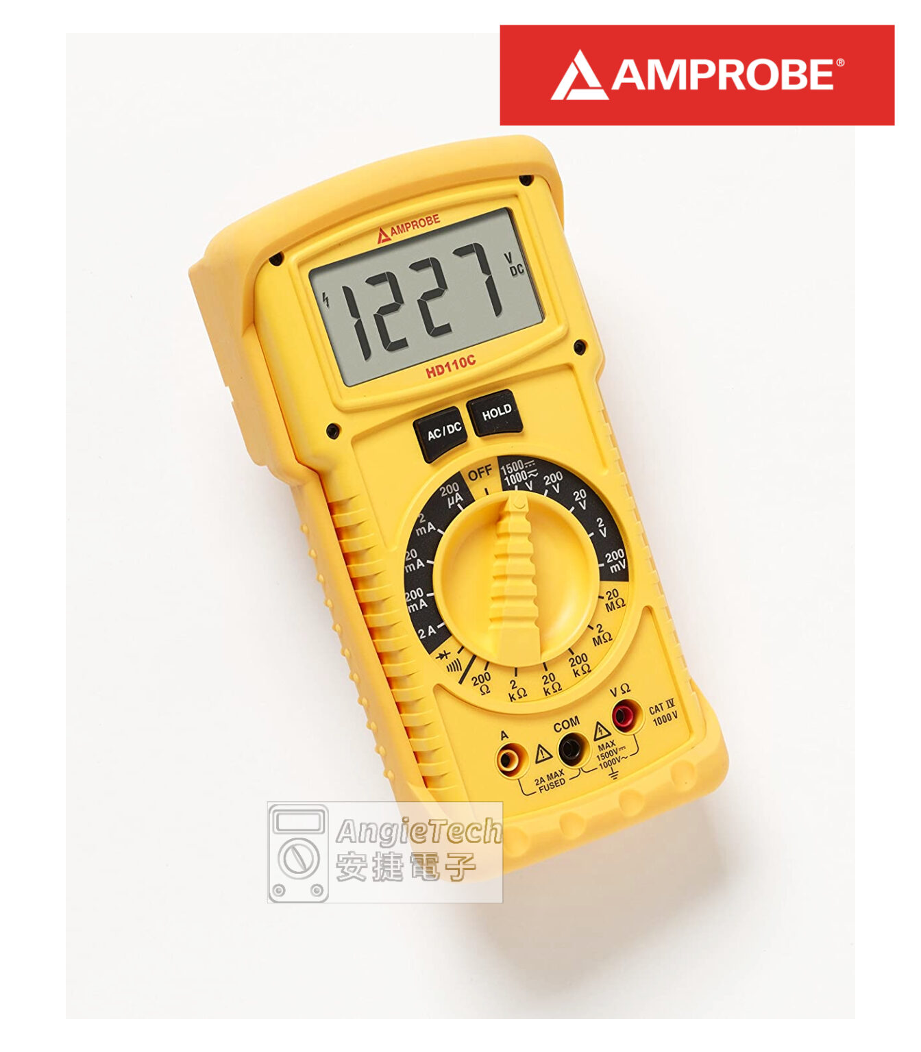 Amprobe HD110C 1500V IP67加固型萬用表 / 萬用錶 / 三用電錶 | 熱影像儀 | 邏輯分析儀 | 電表 | 烙鐵 ...